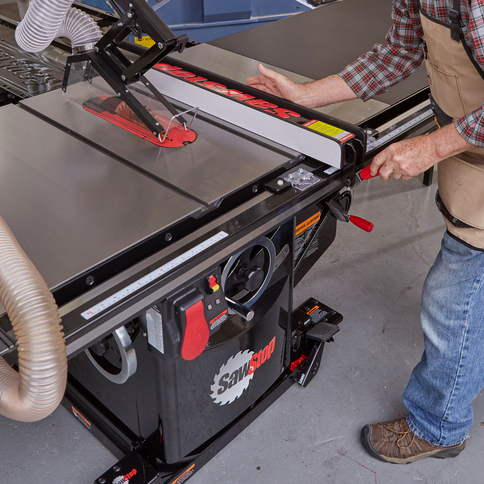 Saw Stop Table Saw Safety System for Accident Prevention - Scarlett, Inc.