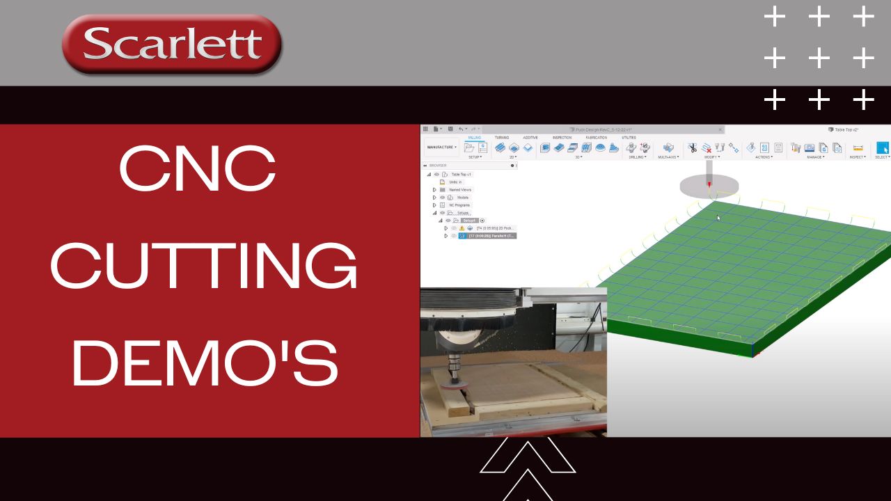 CNC Cutting Demo's - Scarlett, Inc.