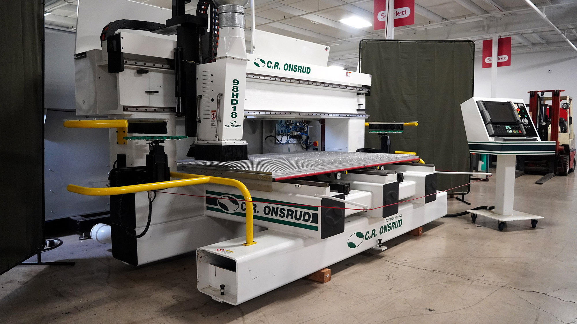 Used Machinery for Wood, Plastic, Composites, & Aluminum - Scarlett, Inc.